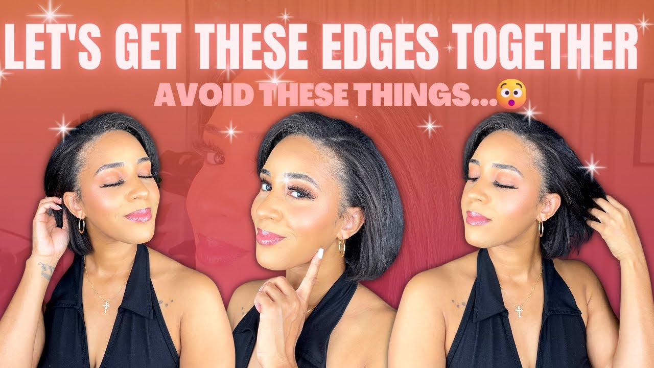 EDGES LEFT YOU HIGH & DRY?? | How To Grow Your Edges Back FAST ...