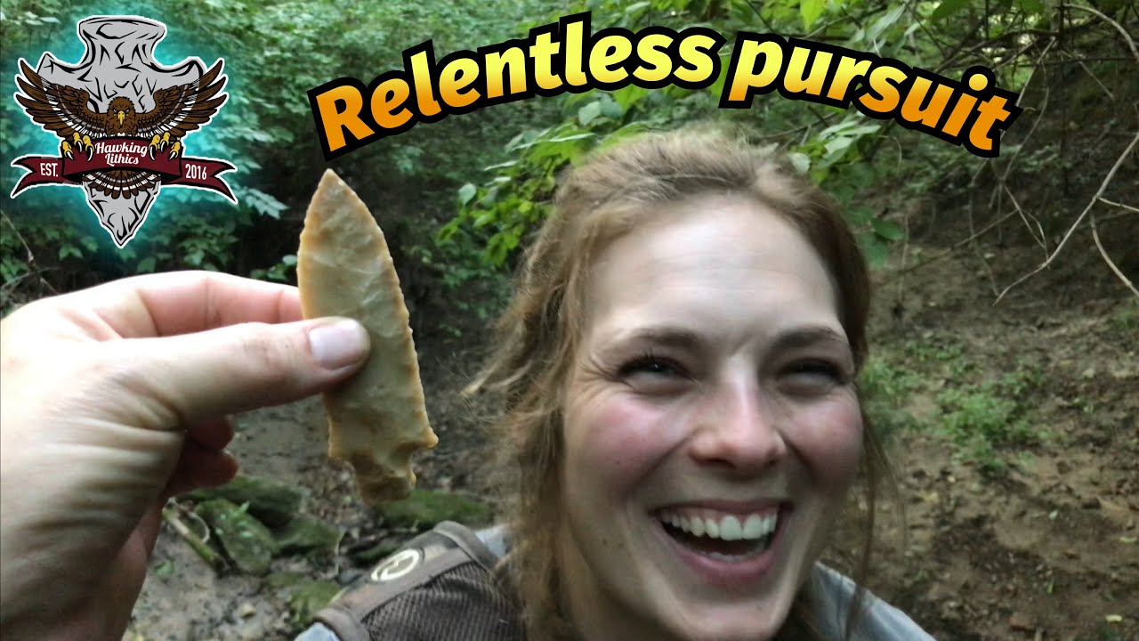 Arrowhead hunting #104 Hawking Lithics, relentless pursuit - YouTube