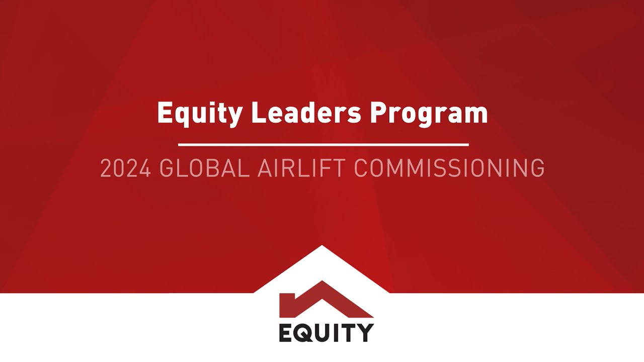 Equity Leaders Program - 2024 Global Airlift Commissioning - YouTube