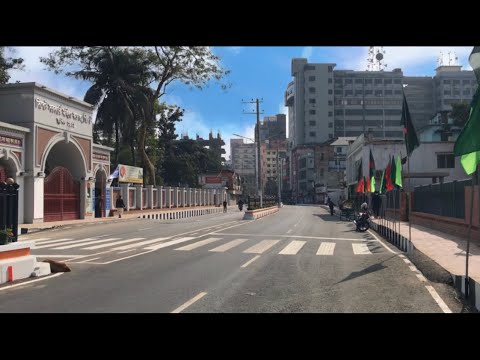 Sylhet City Road View 2021| Chowhatta Point To Zindabazar Point - YouTube