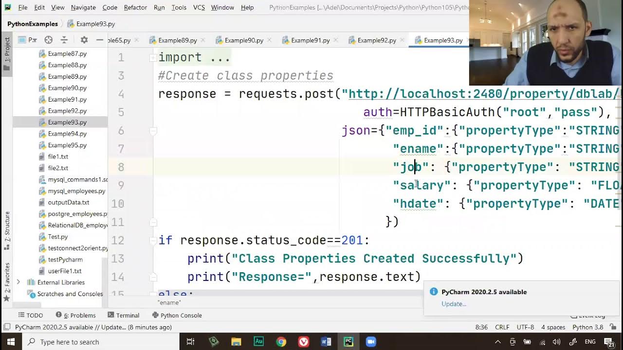 135-Lecture16 Part1 Revision What was done with Python and OrientDB - YouTube