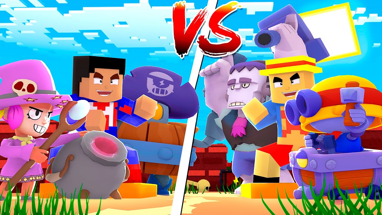 JUGAMOS A BRAWL STARS EN MINECRAFT 😱 - YouTube