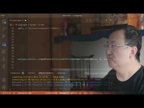 使用Flutter的flame forge2d框架创作游戏入门 - YouTube