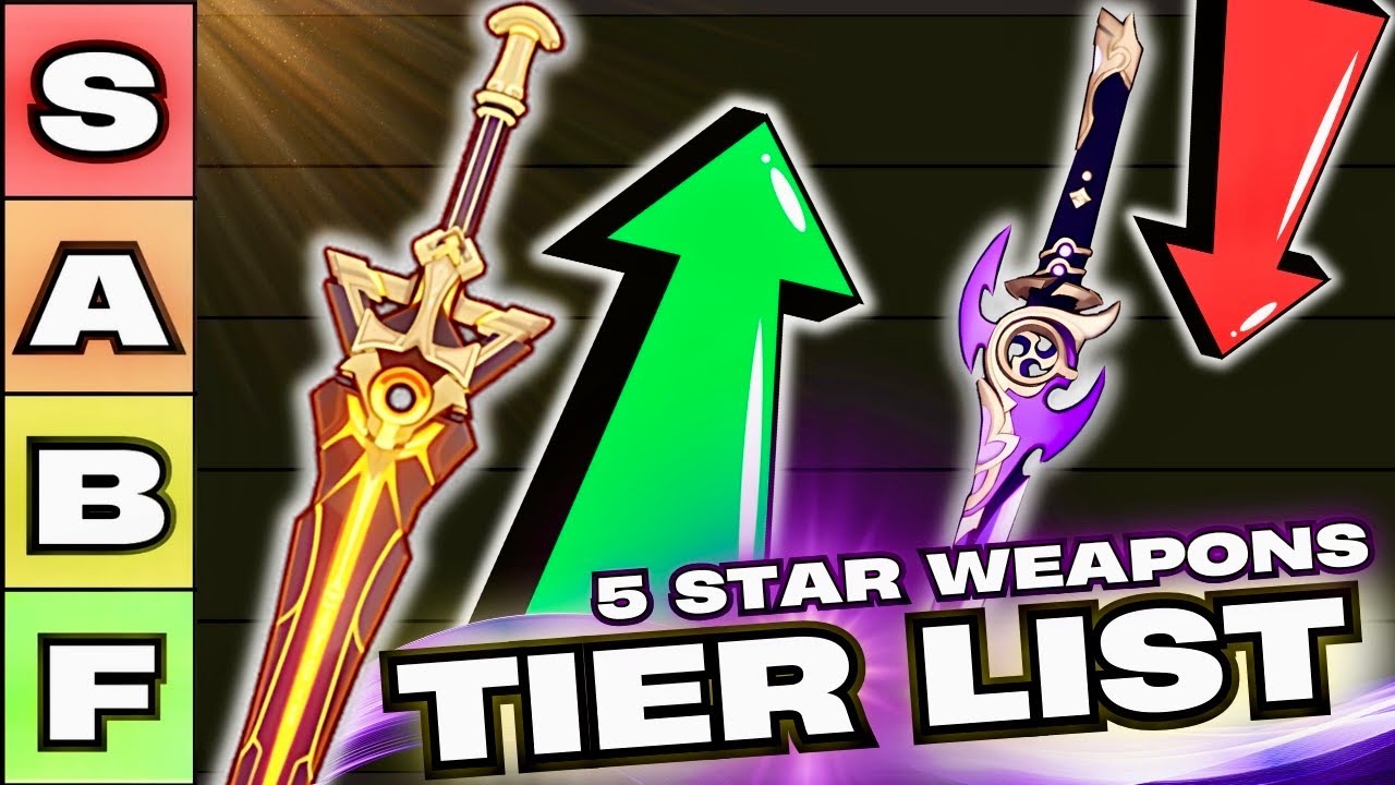 Which 5 Star Weapons are WORTH IT? (Genshin 4.7 Updated Tier List ...
