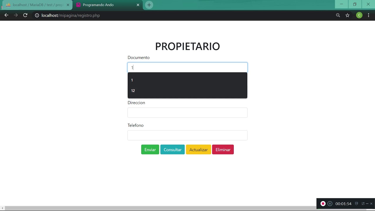 Consultas en MySQL y PHP - YouTube