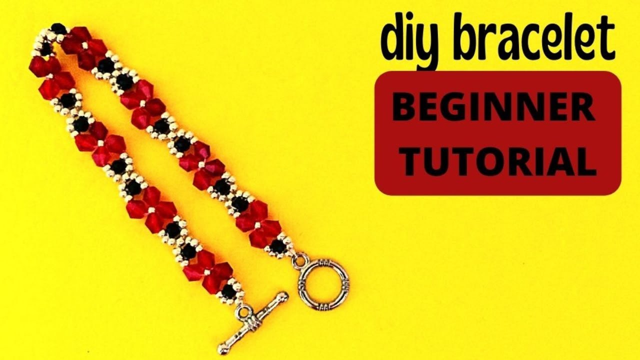 How to DIY a bracelet// Making bracelet tutorial (no 1) - YouTube