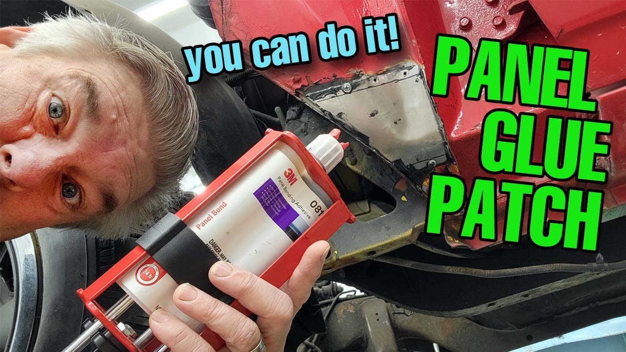 Fix a Rusty Panel With Sheet Steel and Panel Glue - YouTube