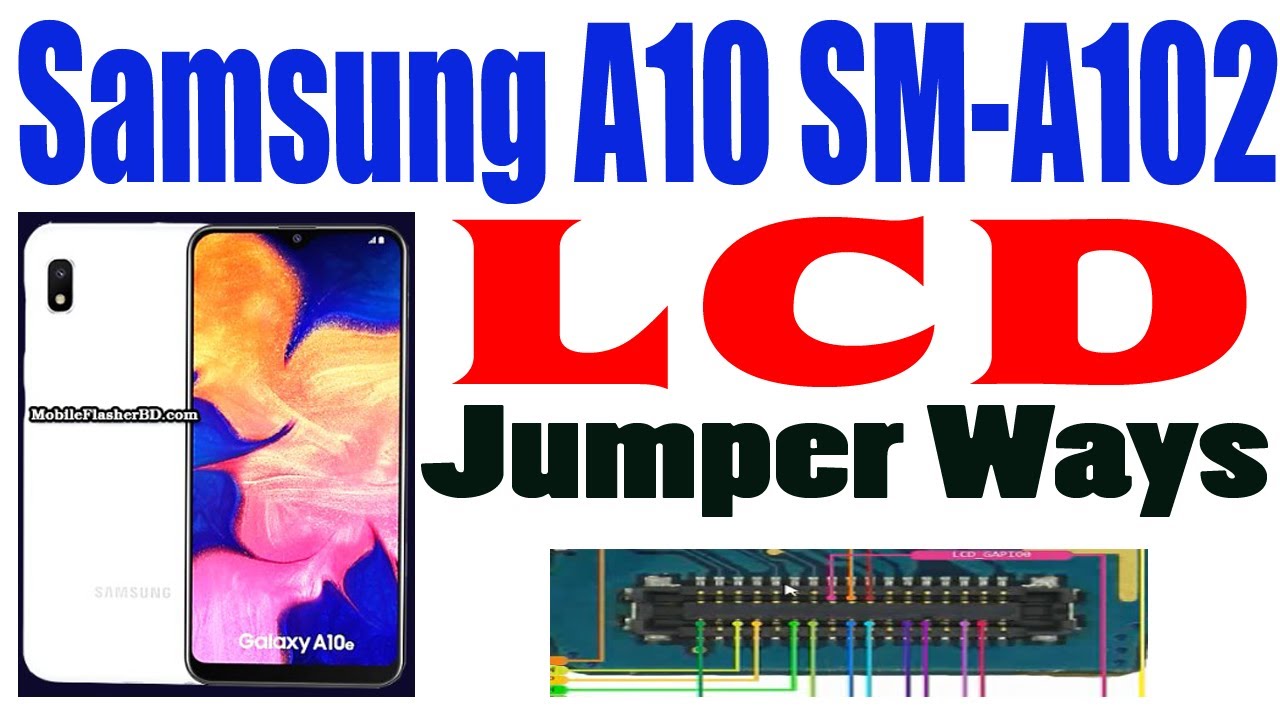 Samsung A10 SM-A102 Display Black LCD All Supply line Problem Repair ...