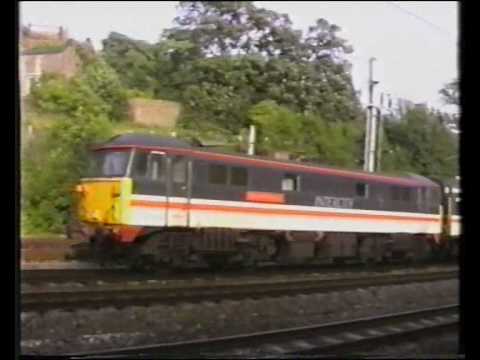 CLASS 86 AND 87 AND A DMU AT LANCASTER - YouTube