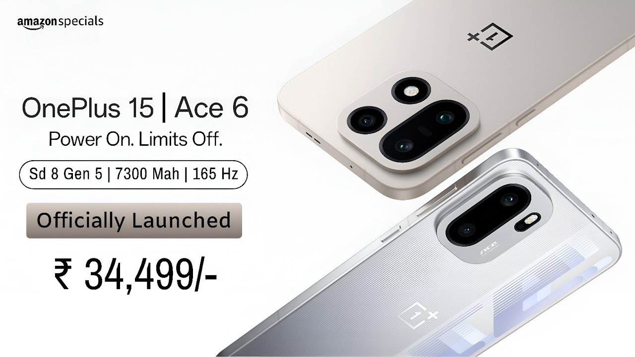 OnePlus 15 & ACE 6 (15R) Officially Launched - India Launch, Price ...