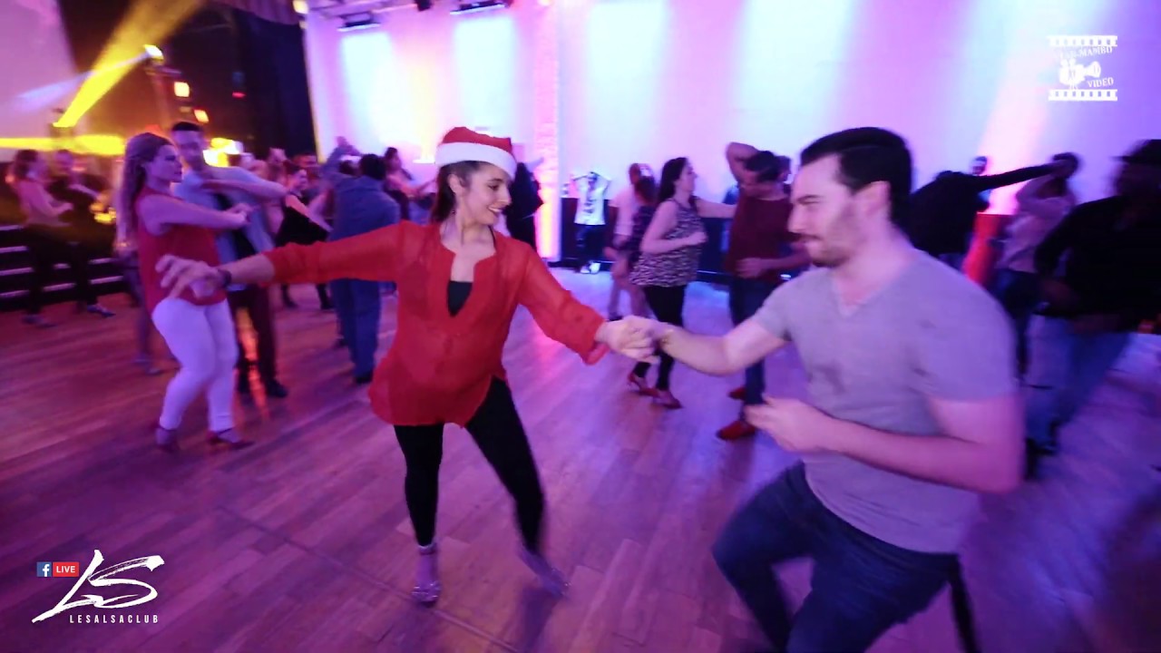 Jeremie & Chloé - social dancing @ LeSalsa'Club Party - YouTube