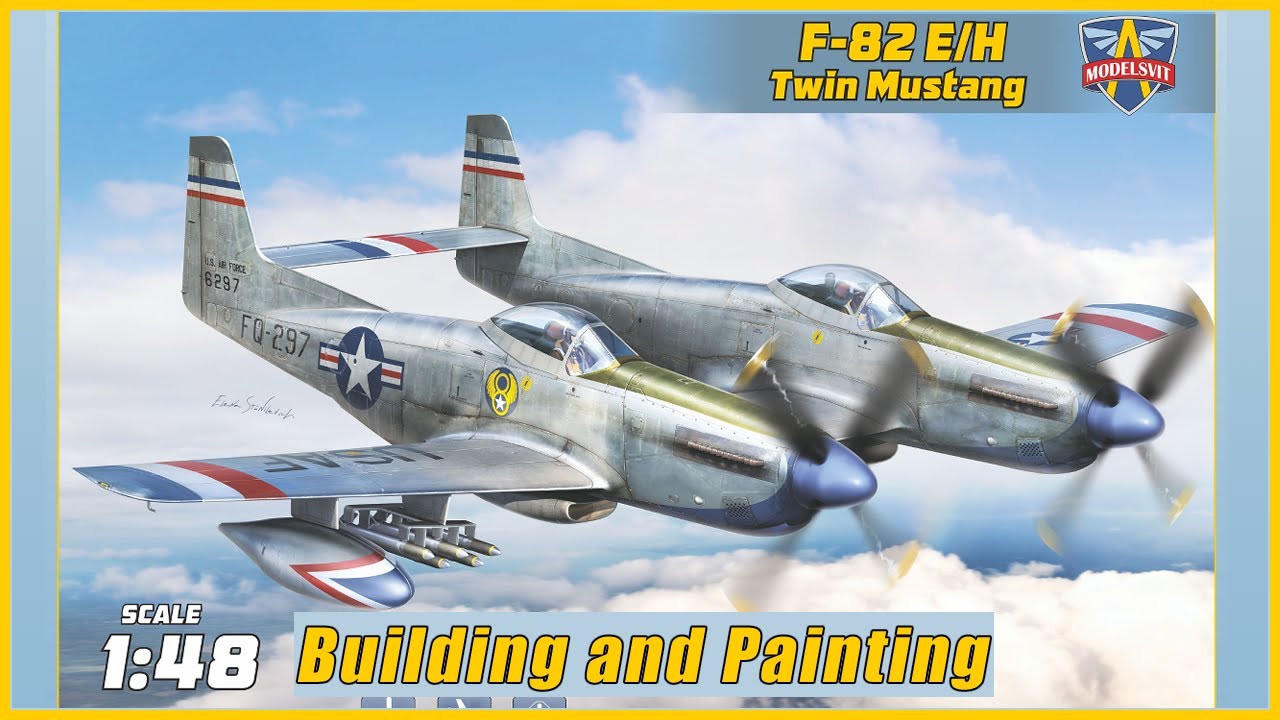Building a F-82, Time to actually paint. (1:48 MODELSVIT F-82E/H TWIN ...
