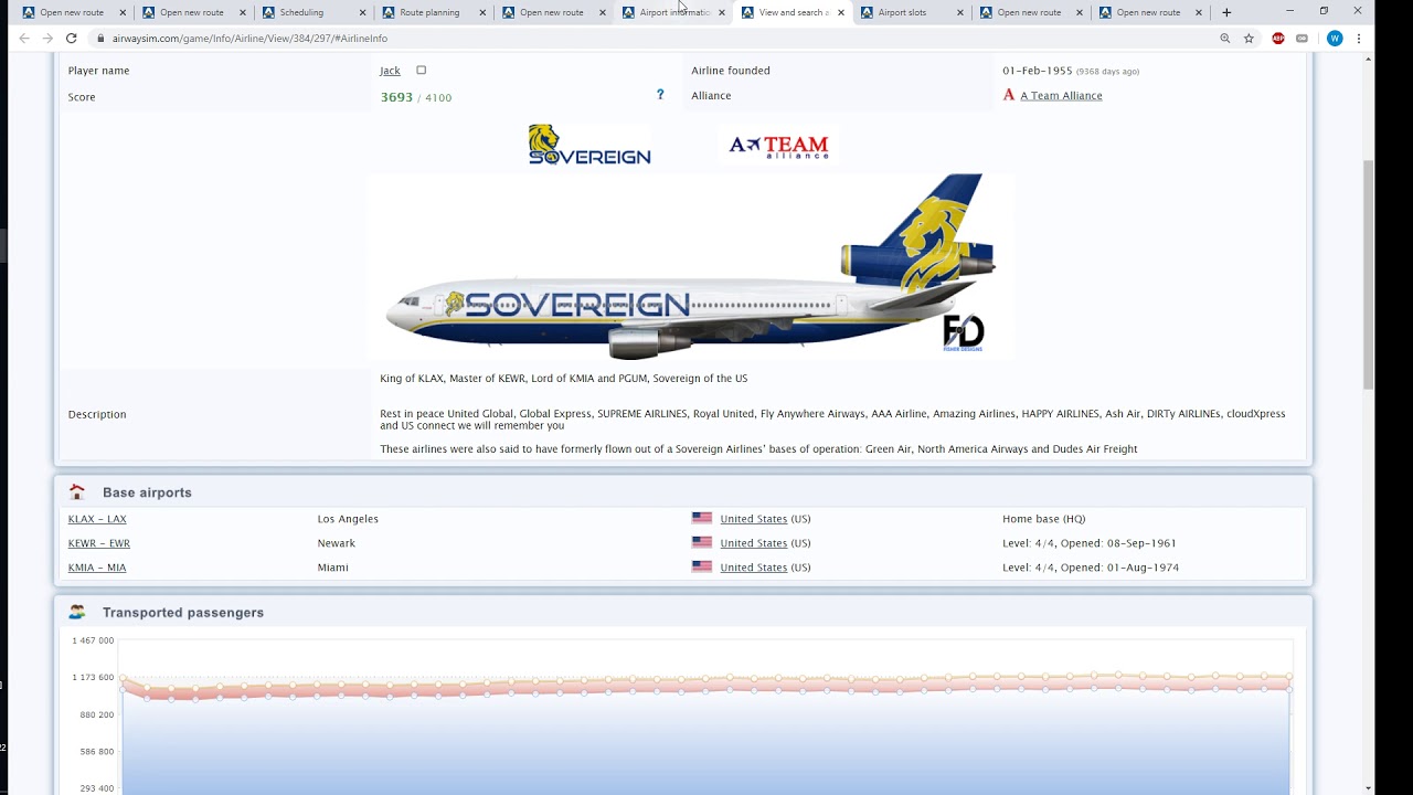 Airway Sim Airline Generations: LAX Start - YouTube