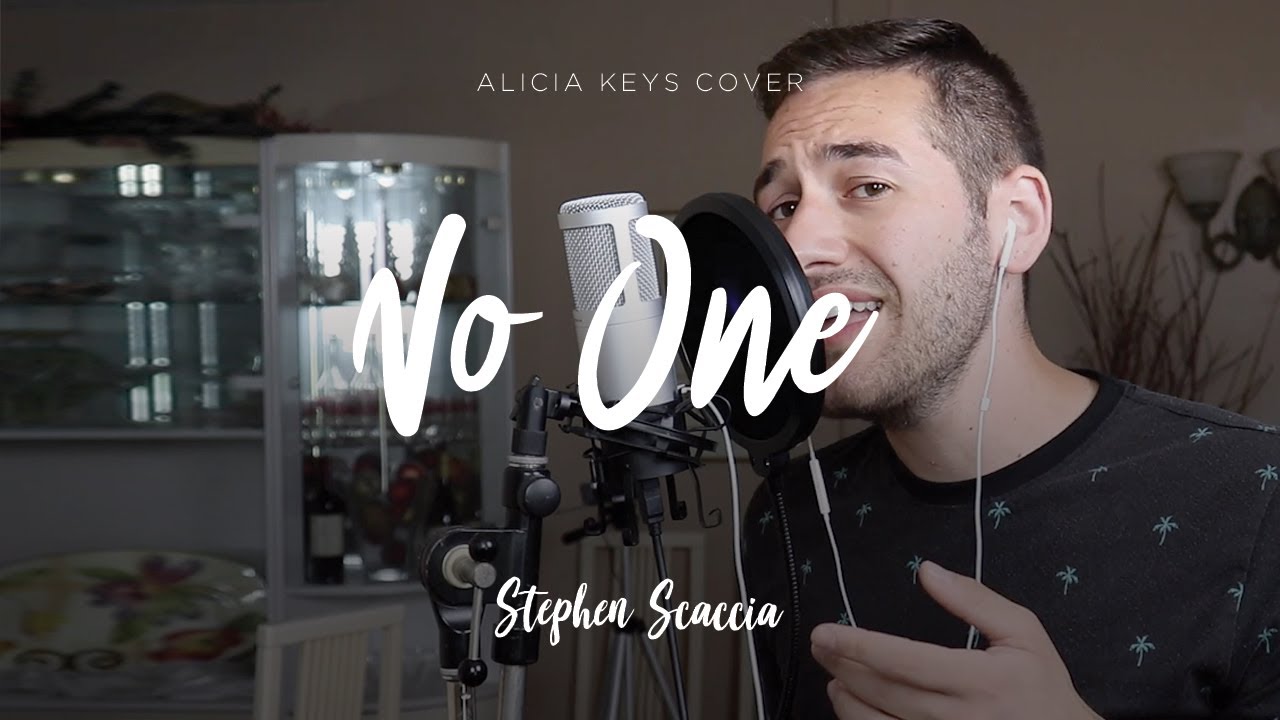 No One - Alicia Keys (cover by Stephen Scaccia) - YouTube
