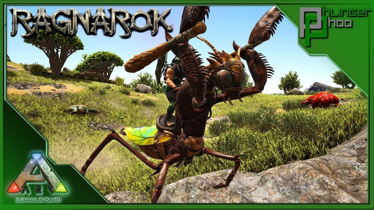FINDING RARE CREATURES AND MANTIS TAMING Ark: Ragnarok Aberration ...