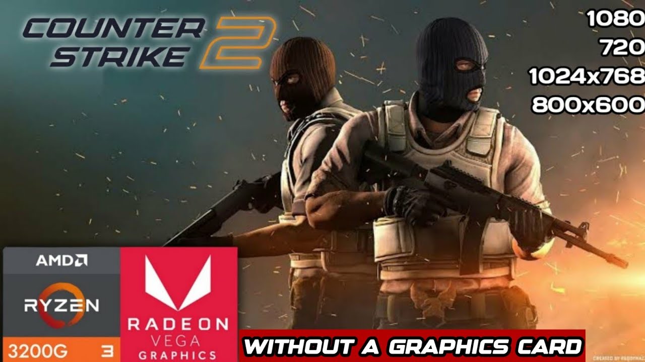 Counter Strike 2 on Ryzen 3 3200G | Vega 8 | 16GB RAM - YouTube