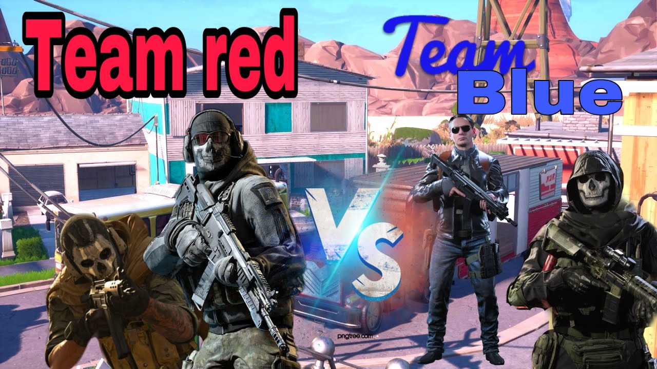 CALL OF Duty RED TEAM VS Blue TEAM - YouTube