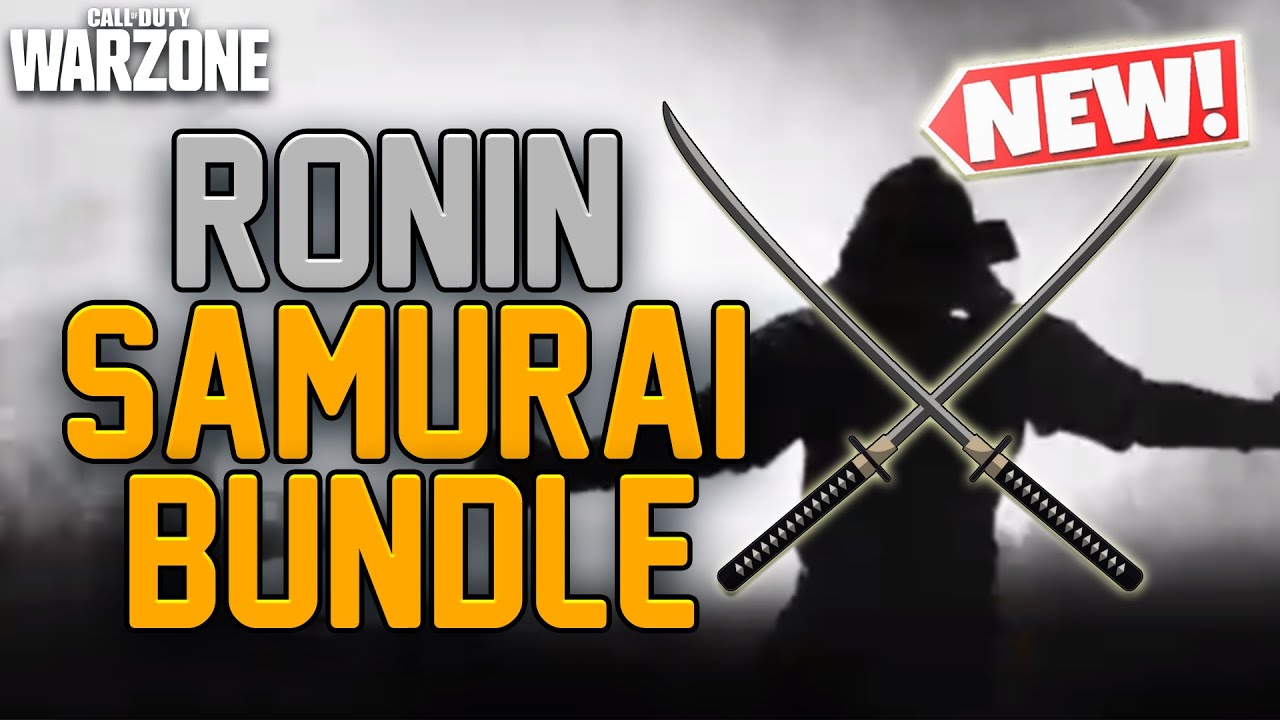 Ronin Samurai Bundle "SAMURAI SWORDS?"(Call of Duty: Modern Warfare ...