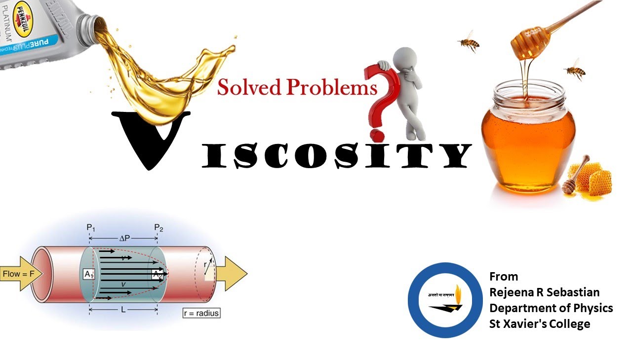 Viscosity | Solved Problems | Complementary Physics | BSc | Kerala ...