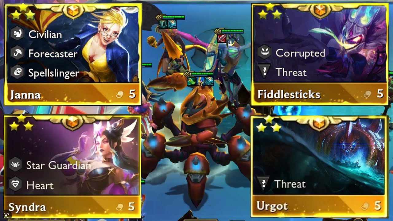 3 Star Legendary Team - Urgot - Fiddlesticks - Janna - Syndra - I Team ...
