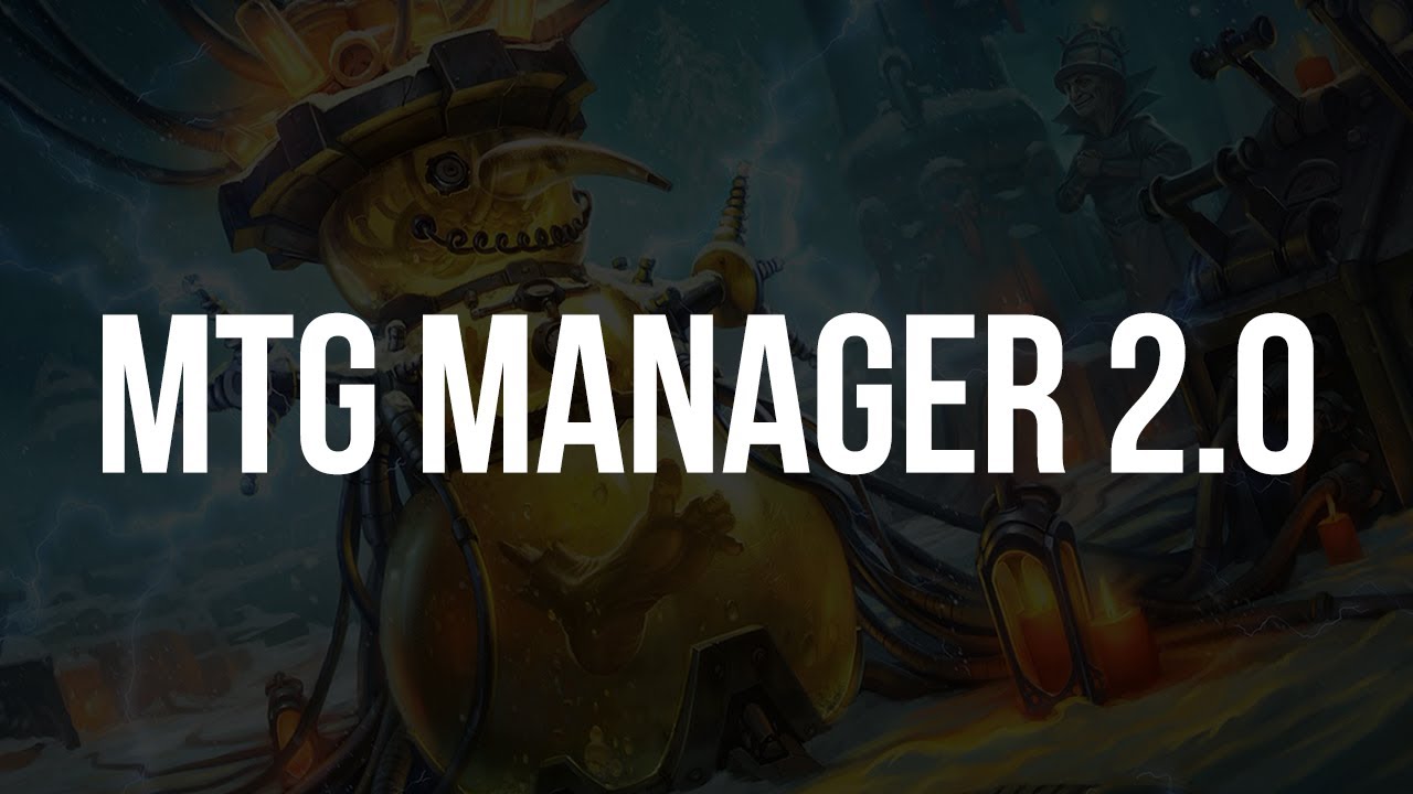 How To Transfer Your Collection And Purchases To MTG Manager 2.0 - YouTube