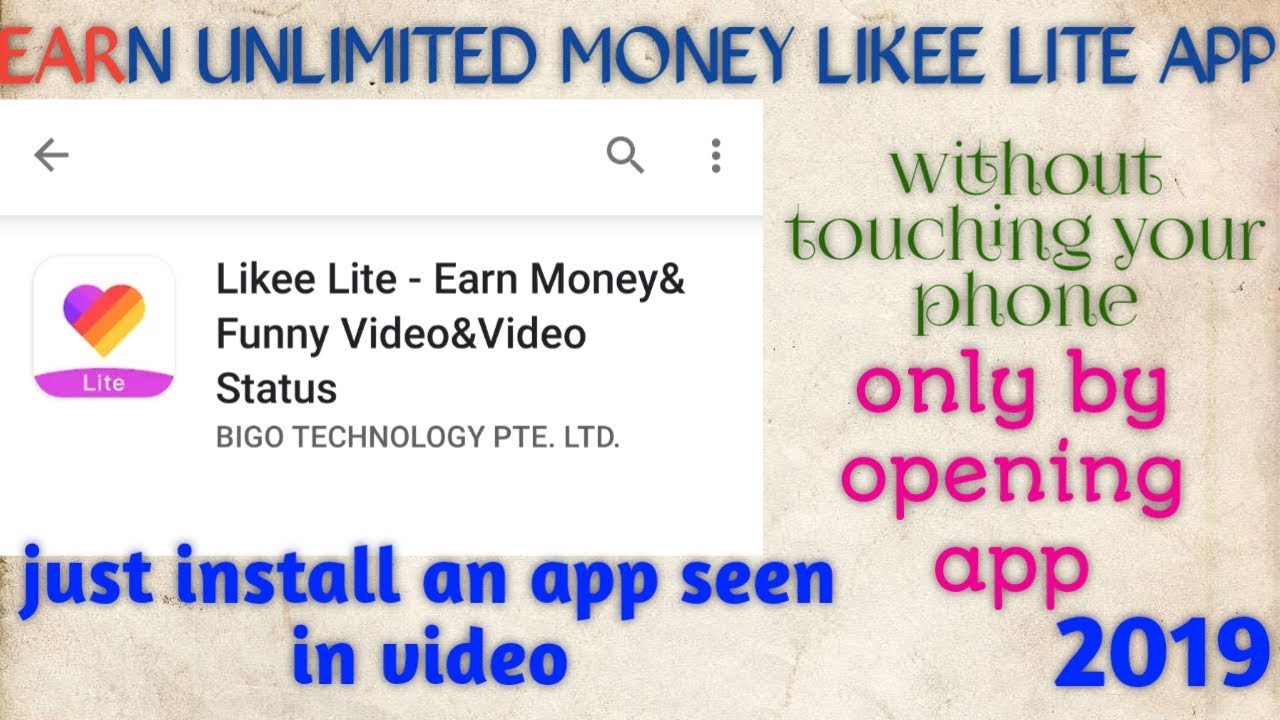 Earn Unlimited money with Likee Lite app with this trick - YouTube