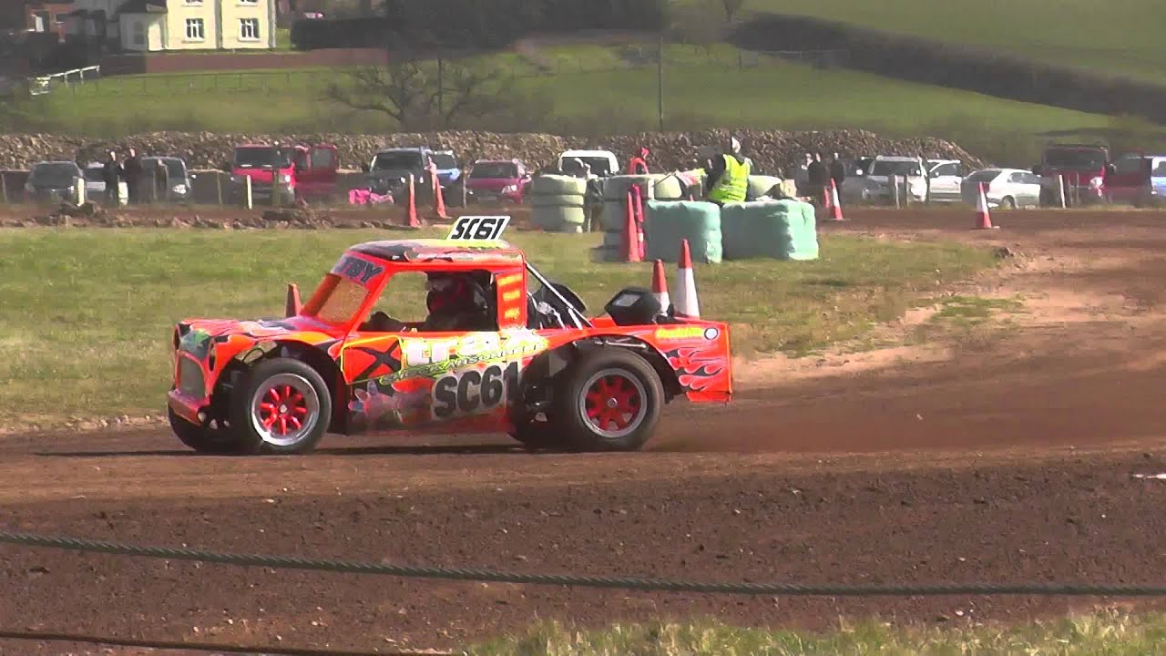 Nottingham Autograss 20 03 16 Class 7 H1 - YouTube