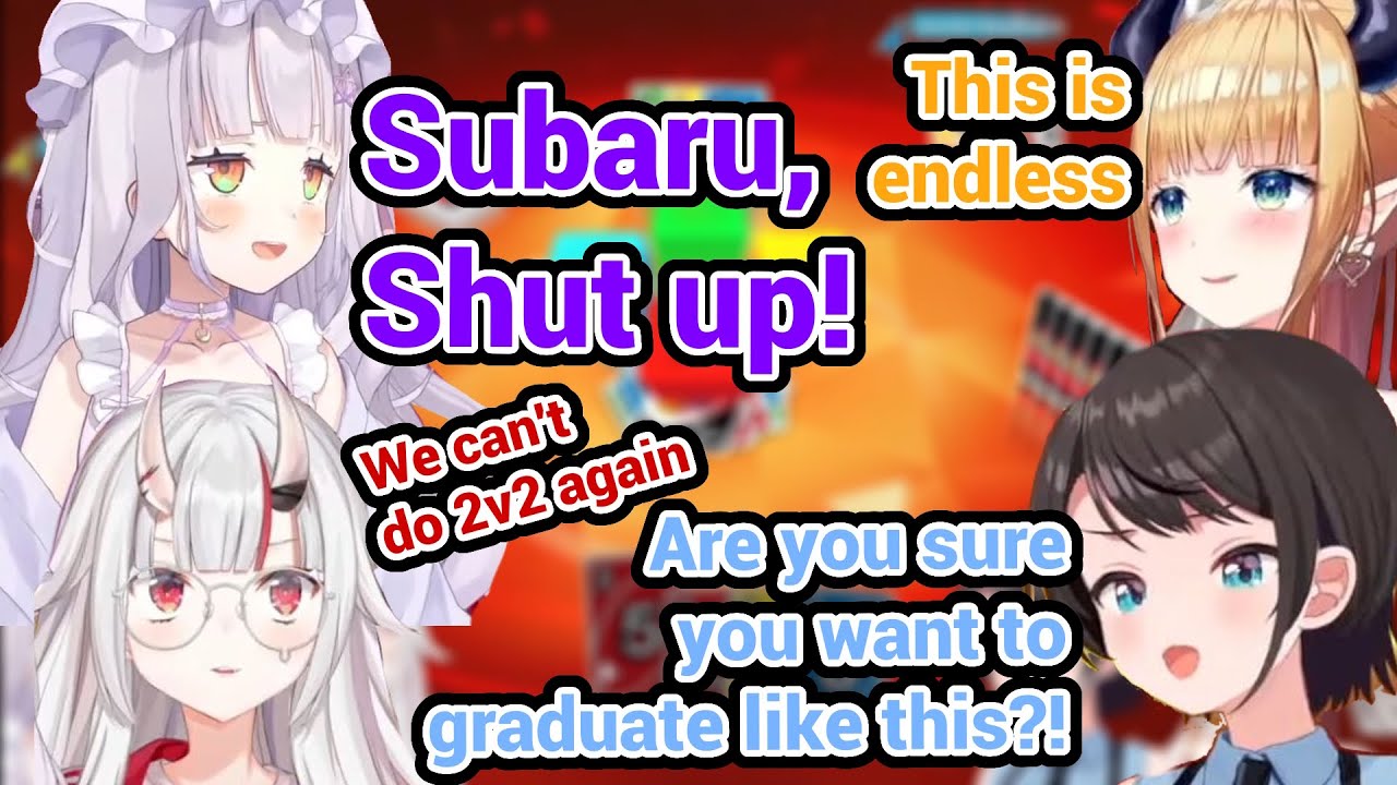 Gen 2 Shion Subaru Choco Ayame Last Uno, REALLY FUNNY CHAOS CRAZY ...