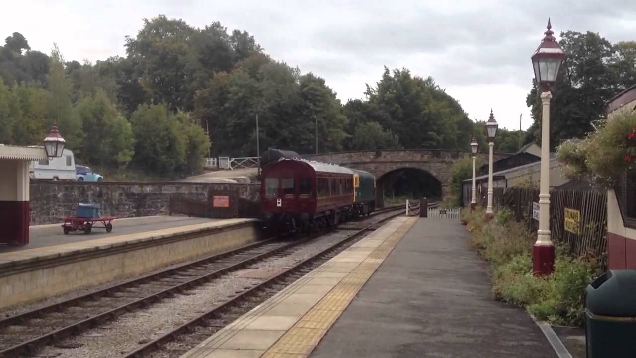 Class 33 035 Departs Wirksworth with Saloon - YouTube