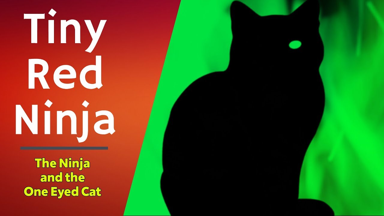 Tiny Red Ninja - #8 - The Ninja and the One Eyed Cat 👁🐈 | CARTOONS ...