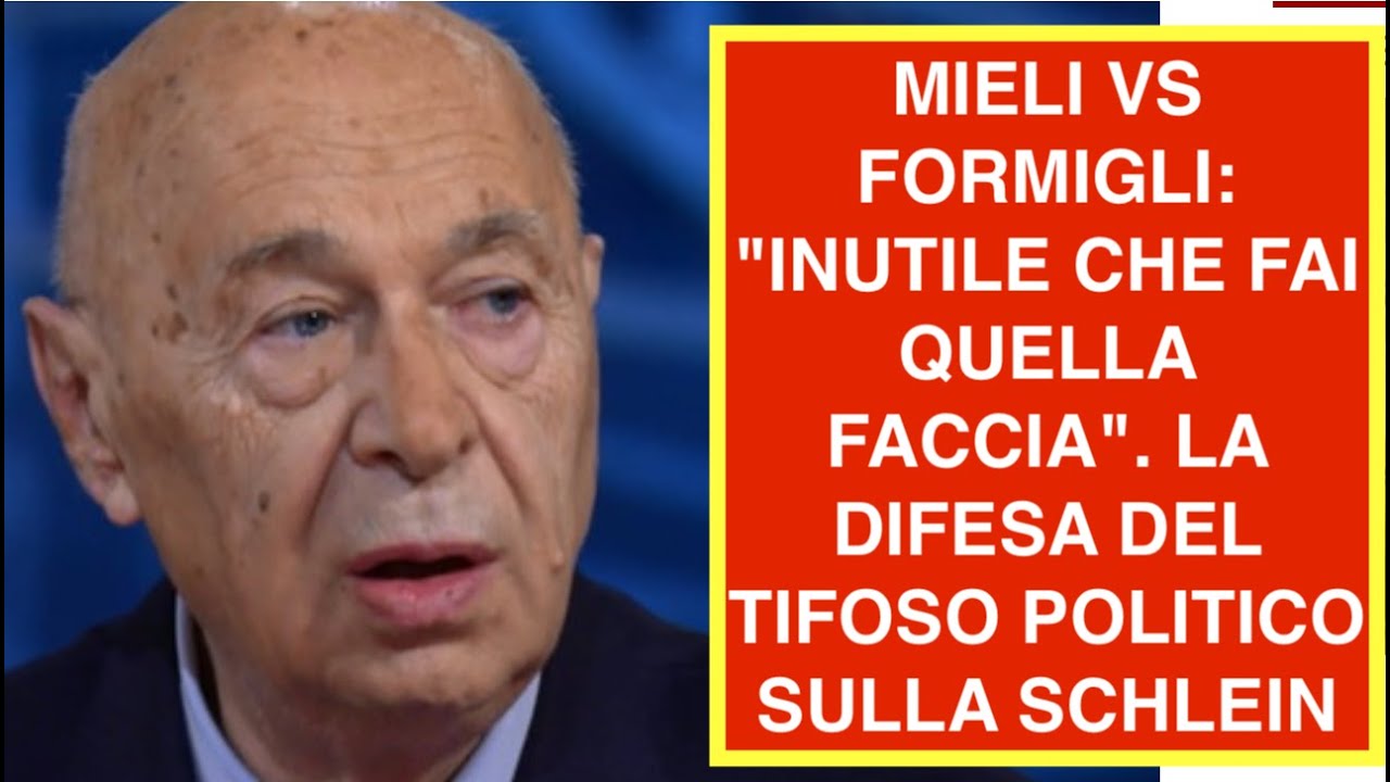 MIELI VS FORMIGLI: "INUTILE CHE FAI QUELLA FACCIA". LA DIFESA DEL ...