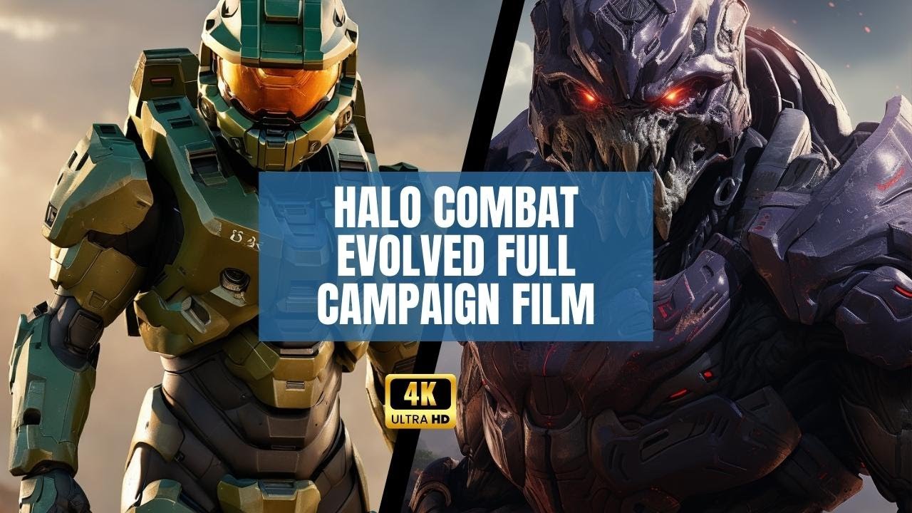 Halo 1 Combat Evolved, full campaign film, no gameplay - YouTube