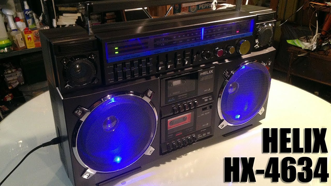 HELIX HX-4634 Boombox Sound Test - YouTube