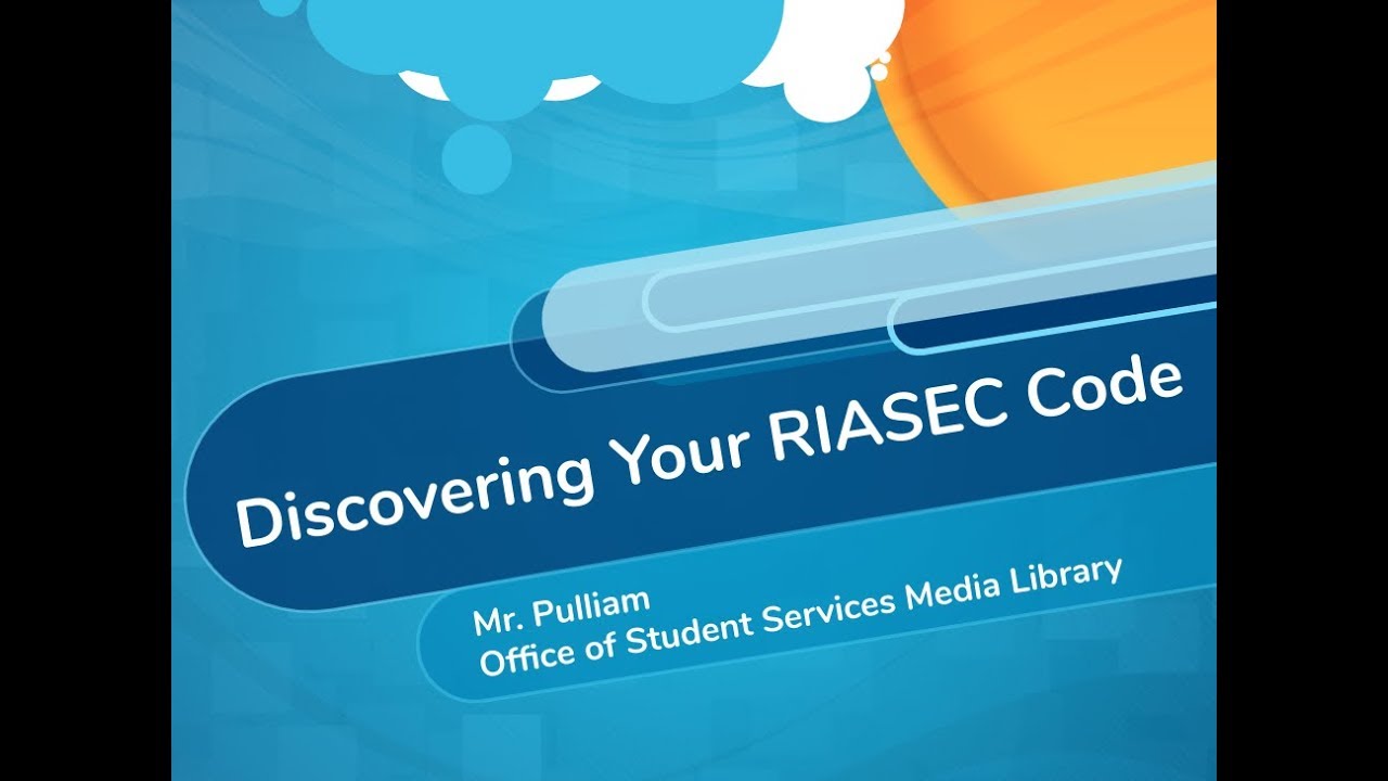 Discovering your RIASEC Code - YouTube