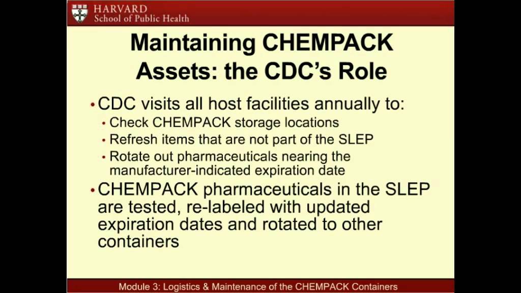 Logistics & Maintenance of the CHEMPACK Containers: Module 3 for the ...