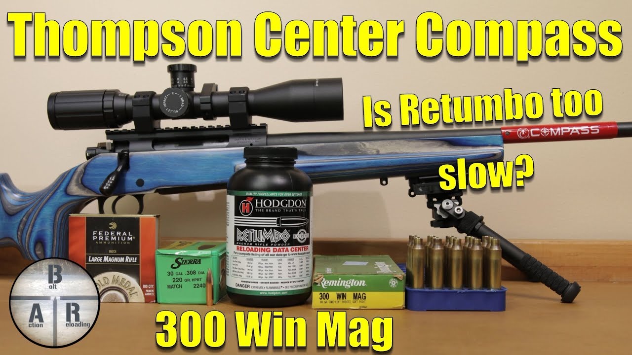 Thompson Center Compass - 300 Win Mag - Hornady 220 gr Sierra Match ...