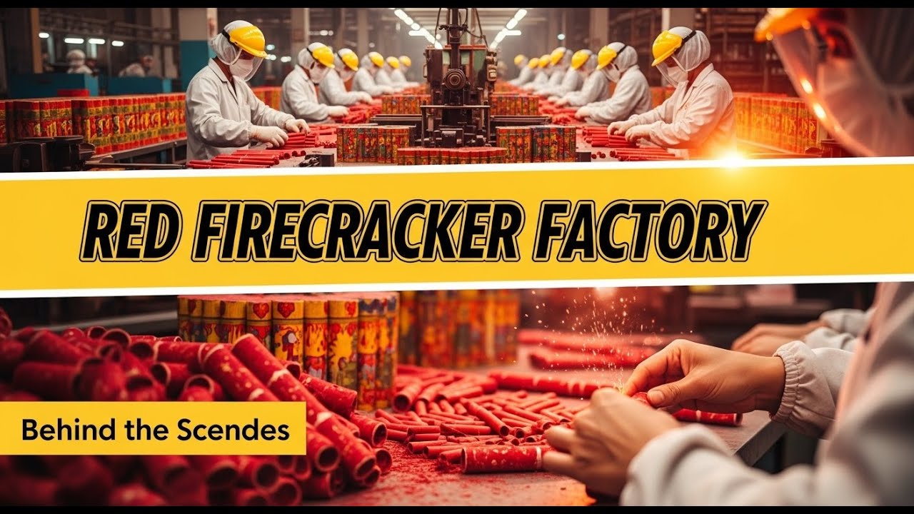 Fireworks Manufacturing in Small Factories | Traditional Process # ...
