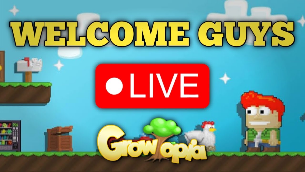 [LIVE] Semangat Terus Guys | growtopia live - YouTube