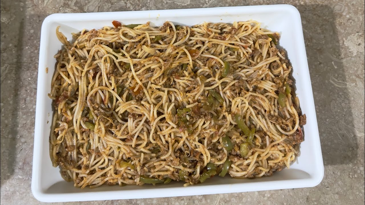 Spicy Beef Spaghetti Recipe | Beef & Vegetable Spaghetti | Quick ...