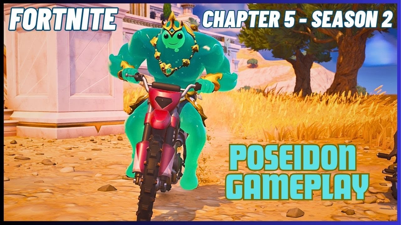 FORTNITE Chapter 5 - Season 2 POSEIDON Gameplay. - YouTube