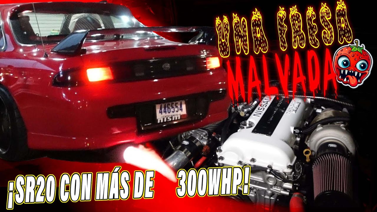 Nissan Silvia S14 // SR20DET // +300HP con stock internals - YouTube