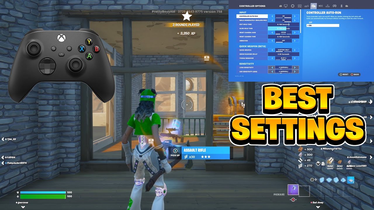 SMOOTH XBOX PLAYER🔥+ Best Controller Settings For Fortnite! - YouTube