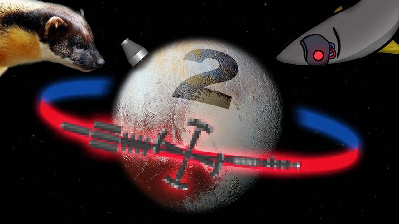 База на Плутоне на 1 ступени в Spaceflight Simulator ЧАСТЬ 2 Коллаб с