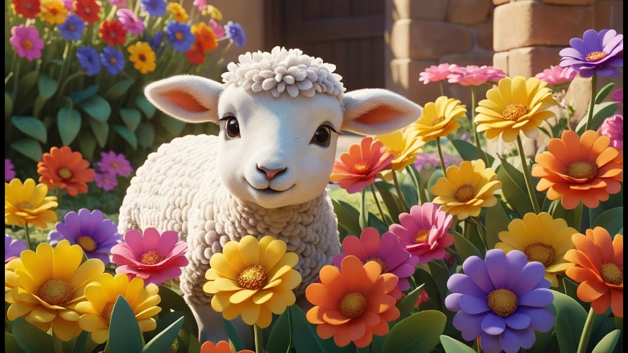 Lambs Play Hide and Seek in the Field | Fun Farm Song for Kids ...