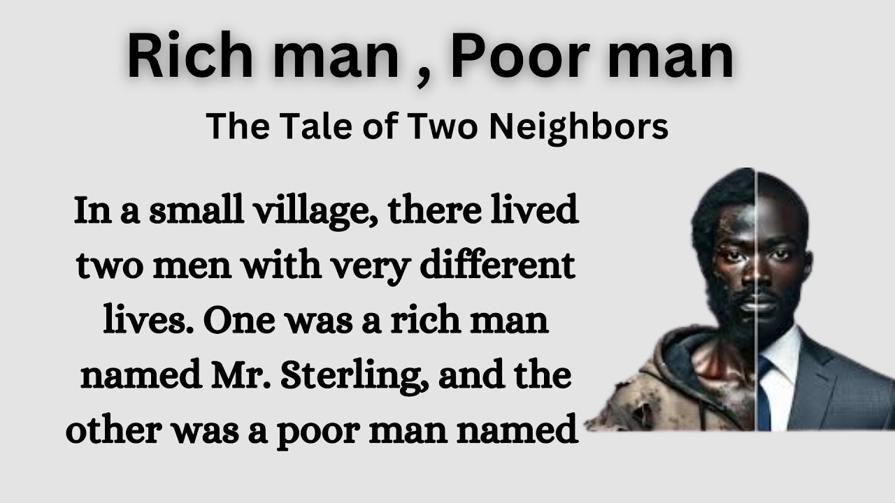 Learn English Story / Rich Man Poor Man - YouTube