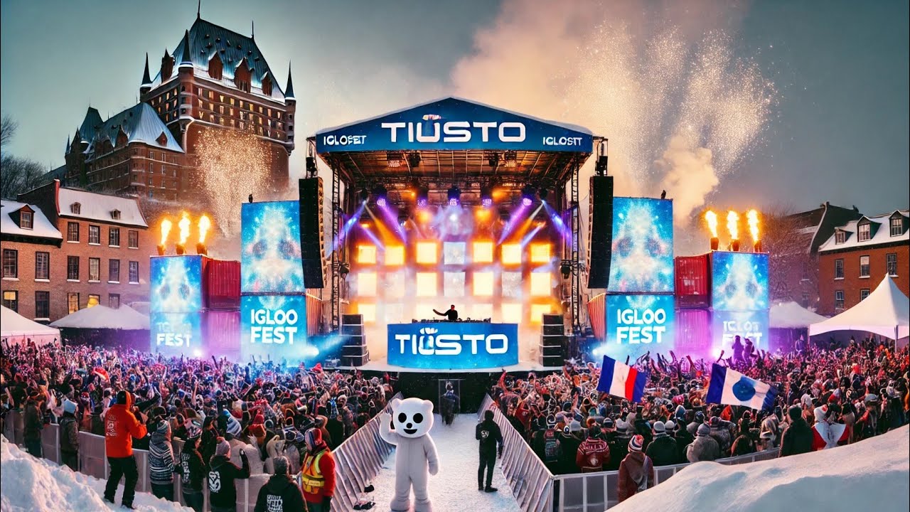 Tiësto - Igloofest Quebec City 2025 (Last 12 minutes) - YouTube