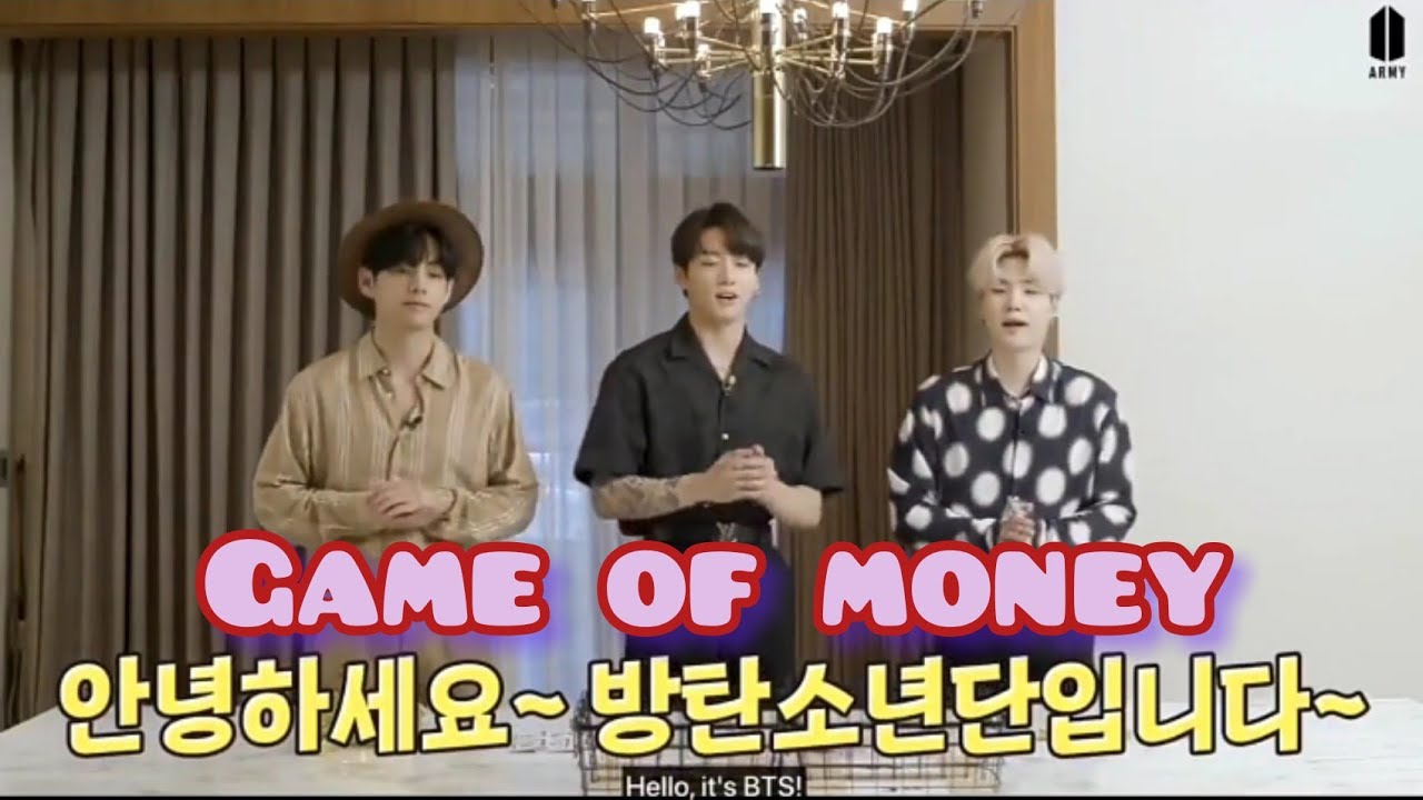 [ENG SUB] GAME OF MONEY💰BTS V , SUGA and JUNGKOOK 23.09.2022 | BTS GAME ...