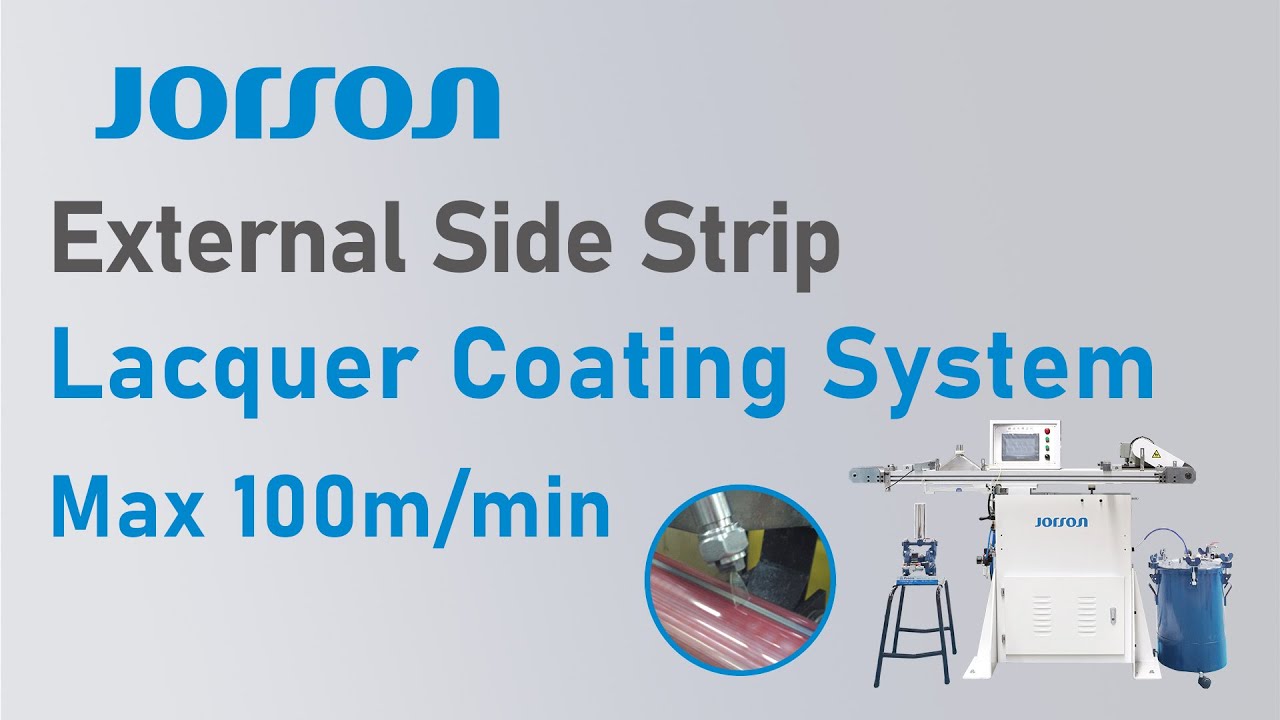 External side strip lacquer coating system - YouTube