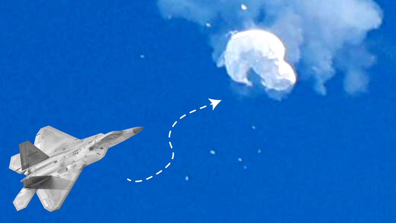 The F-22 secured its first air-to-air kill by downing the Chinese SPY ...