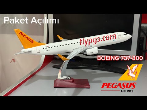 Pegasus Airlines Boeing 737-800 Maket Uçak | Paket Açılımı